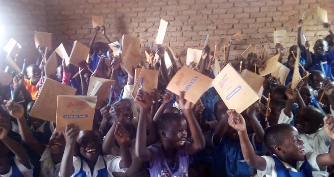 Donation of exercise books, pens and pencils to primary schools – Phunzira